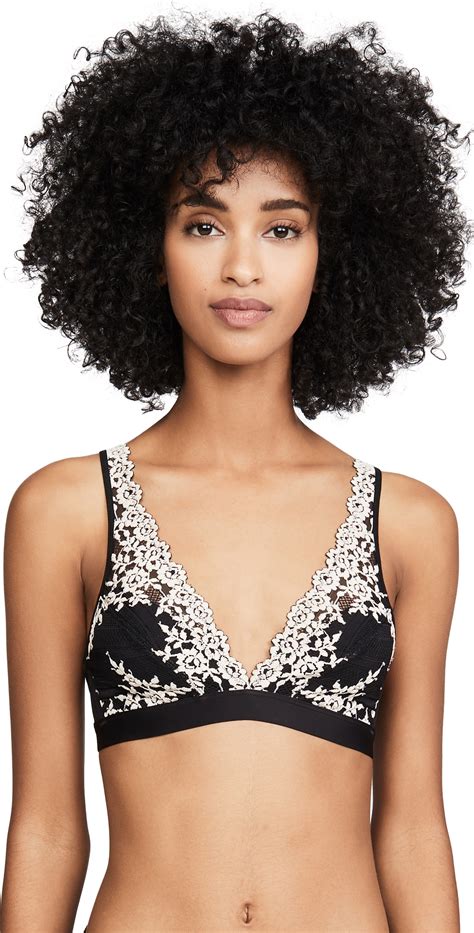 Wacoal Embrace Lace Soft Cup Bra Black Editorialist