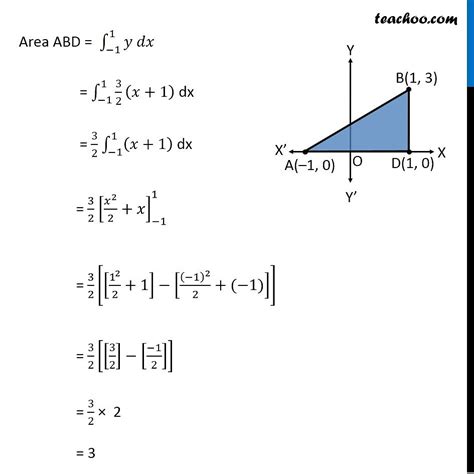 question 4 using integration find area of triangle class 12