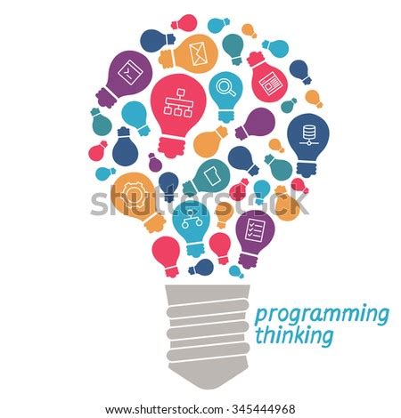 Ideas Bulb Programming Tools Services Network 库存矢量图 Shutterstock
