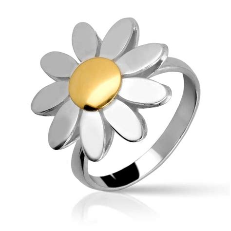 Margarita Silver And Gold Ring Hago Jewelry