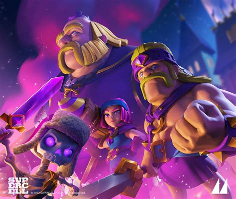 Card Evolution Key Art Clash Royale Mooncolony Clash Royale Star