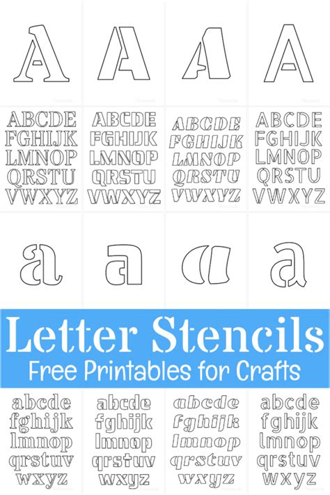 5 Inch Alphabet Stencils Printable Printable Alphabet Letters