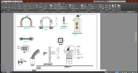 Denah Dan Gambar Cad Landscapegapura 2 Sipilpedia