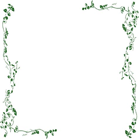 Download Vine Border Clipart Ivy Vine Clip Art Vine Border Green Vine