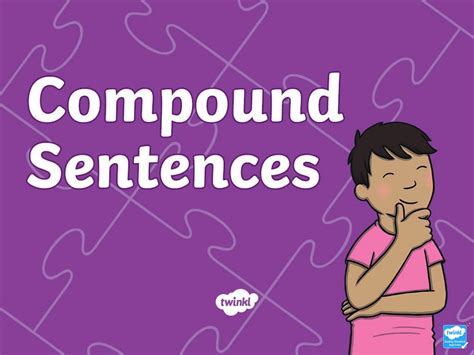 Copy Of Compound Sentences And Conjunctionspptpdf