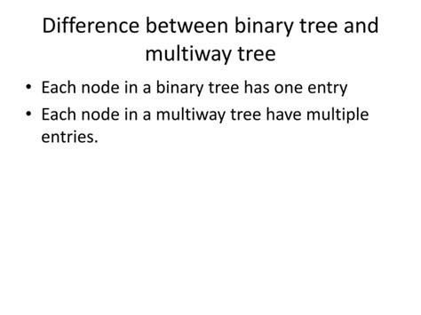 Multiway Trees Ppt