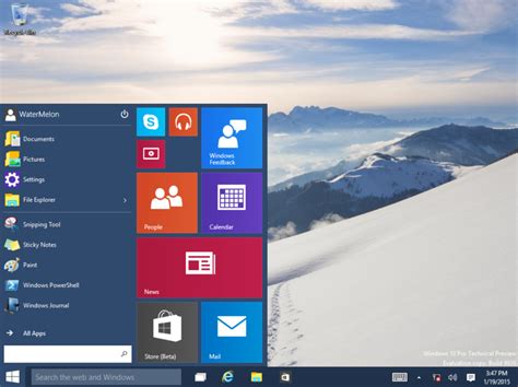 Windows Technical Preview X64 Dev Path 8 1 To 10 Free Download Borrow And Streaming