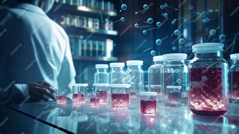 Premium Photo A Photo Of Ai Powered Drug Discovery