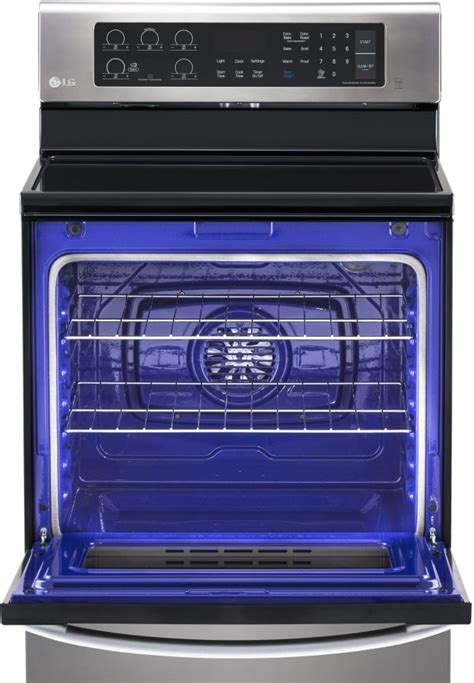 Lg Lre3061st 30 Inch Electric Range With True Convection Power Burner