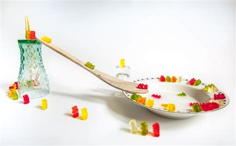 Haribo Sweets Make A Summer Pool Party Premium Photo