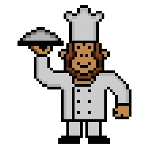 100000 Pixel Art Chef Vector Images Depositphotos