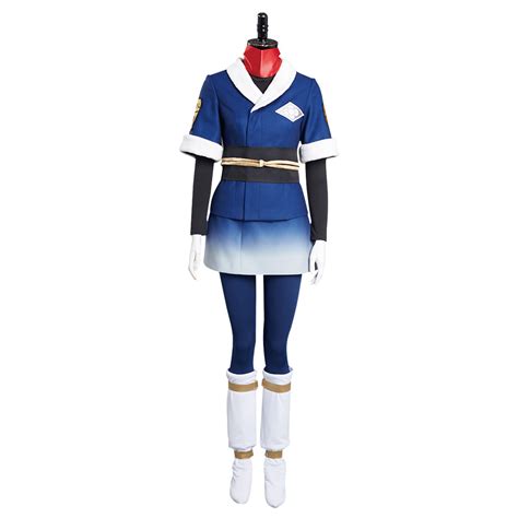 Game Pokemon Legends Arceus Akari Cosplay Costume