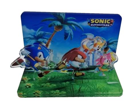 Sonic The Hedgehog Superstars Acrylic Display Stand Sega Promo Brand New £4 45 Picclick Uk