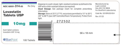 Lovastatin Bluepoint Laboratories
