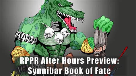 After Hours Preview Synnibarr Book Of Fate Role Playing Public Radio