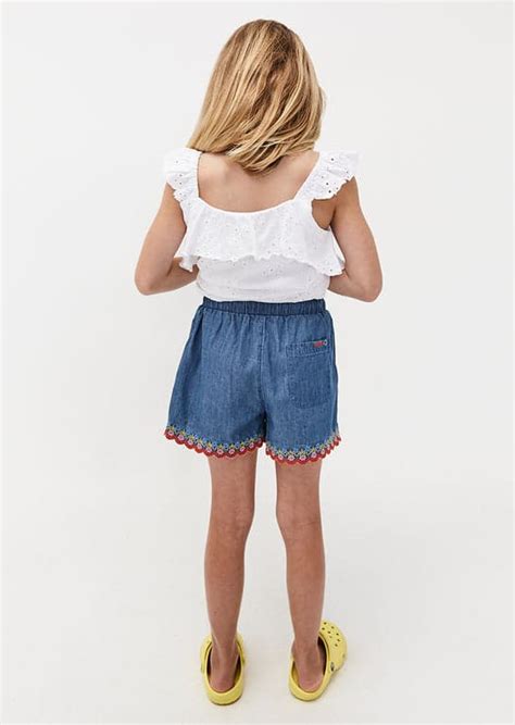 Noni Shorts In Noni Blue Ghanda Clothing