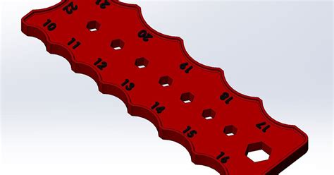 Fillet Radius Gauge External 10 22mm V1 By Ref Download Free Stl