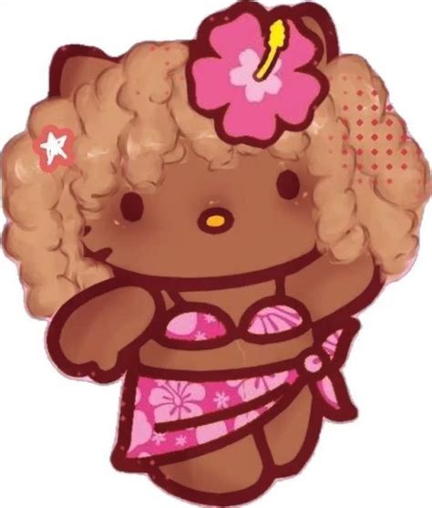Hawaii Hello Kitty Søde Tegninger Kunst
