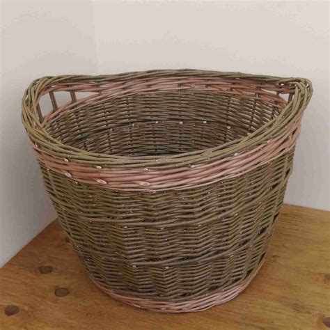 Willow Log Baskets Cats Back Baskets