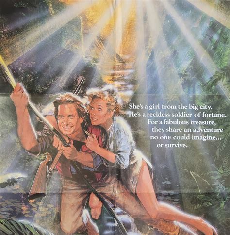 Romancing The Stone An Original Vintage Movie Poster Of The Romantic