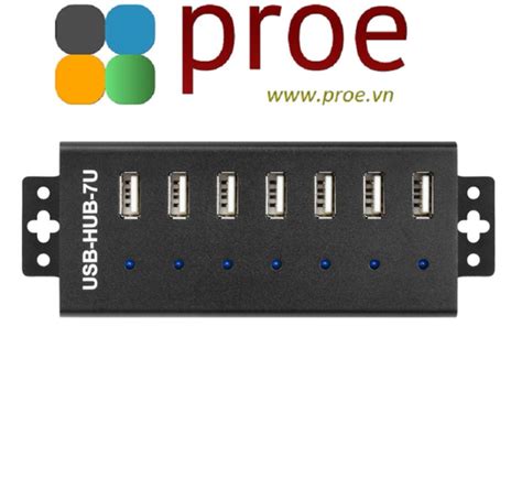 Industrial Grade Usb Hub Extending 7x Usb 20 Ports Điện Tử Proe