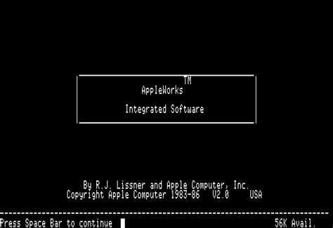 Winworld Appleworks 2x Apple Ii