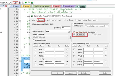 Stm32cubemx 使用教程4 — 串口 Usart 配置、重定向 Printf 输出stm32 Cubemx Usart配置