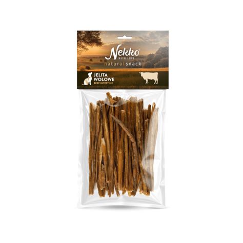 Nekko Natural Snack Jelita Wołowe 100g Nekko Karmy Dla Psów I Kotów