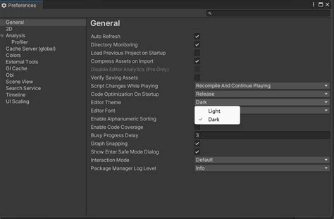Unity 深色模式浅色模式unity界面怎么调成暗色 Csdn博客