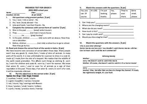Grade 9 Exam Download Free Pdf Clothing Softlines Retail