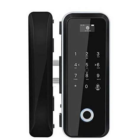 Galaxy Mortise Glass Door Lock Fingerprint Passcode Key Rfid Biometric