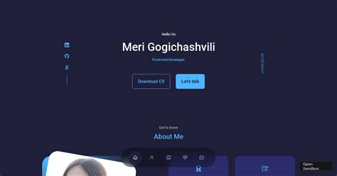 Portfolio React Codesandbox Portfolio React Codesandbox