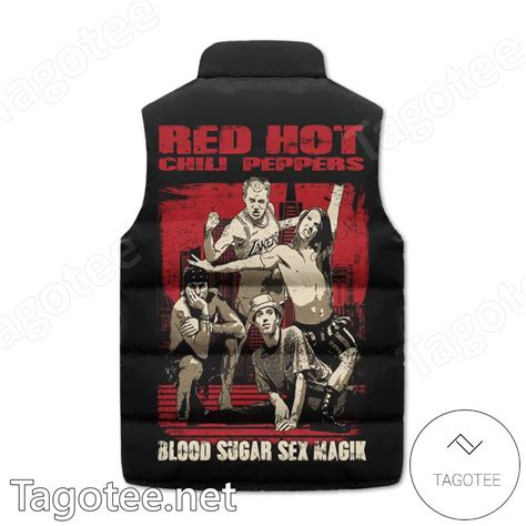 Red Hot Chilli Peppers Blood Sugar Sex Magik Mens Sleeveless Puffer