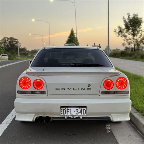 R34 Skyline Sedan Led Tail Lights Nismo Style Boosted International