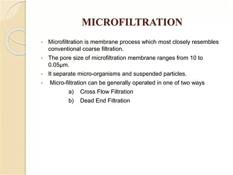 Membrane Separation Techniques Pptx