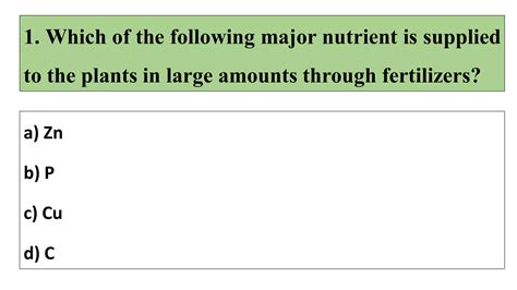 Fertilizer Calculation Pdf
