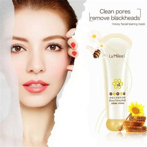 La Miee Honey Tearing Mask Peel Mask Dead Skin Clean Pores Shrink Face