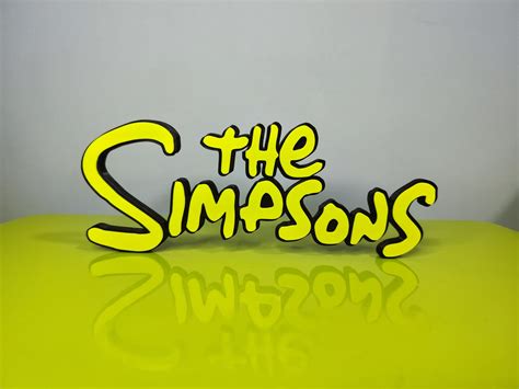 Stl File The Simpsons Logo・3d Printable Model To Download・cults