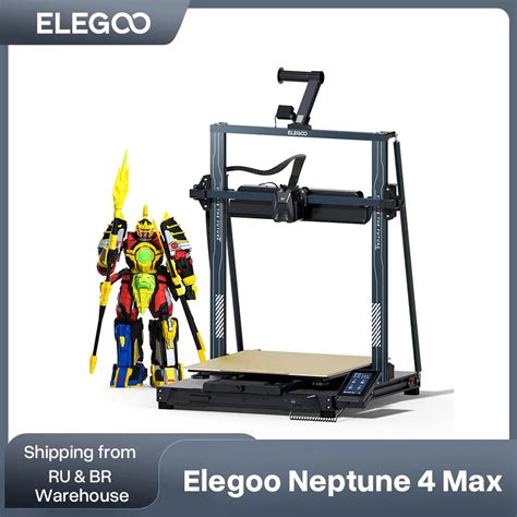 Elegoo Neptune 4 Max Fdm 3d Printer With Up To 500mm S Printing Speed