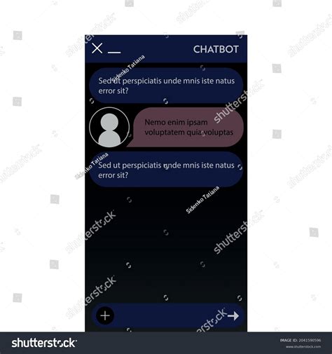 Ventana Del Robot De Chat Modo Vector De Stock Libre De Regalías