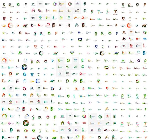 Logos De Lettre Free Stock Vectors