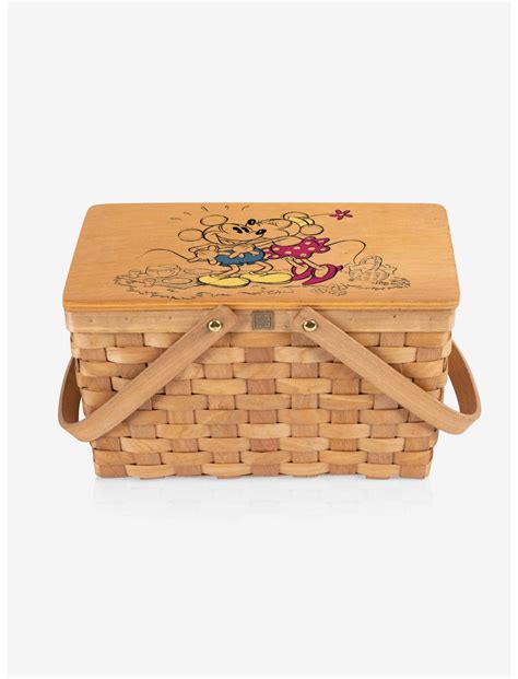 Disney Mickey And Minnie Mouse Poppy Picnic Basket Boxlunch