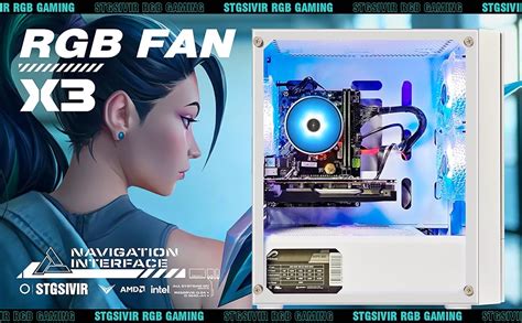 Stgsivir Pc De Bureau De Jeu Rx 5600 Xt 6go Gddr6core I5 Jusquà 3