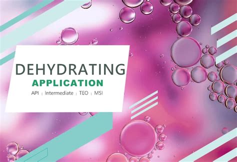 Dehydrating Agent Johnson Fine Chemical Co Ltd