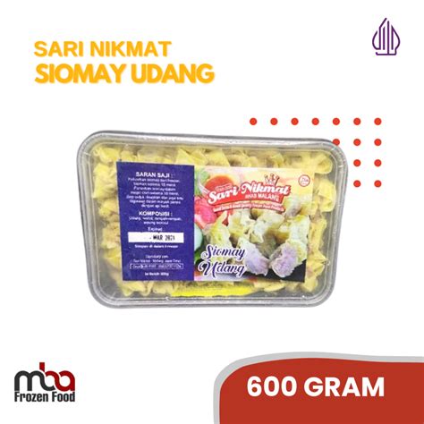 Jual Sari Nikmat Siomay Udang 20 Pcs 500 Gr Siomay Ikan Nugget Dimsum Frozenfood