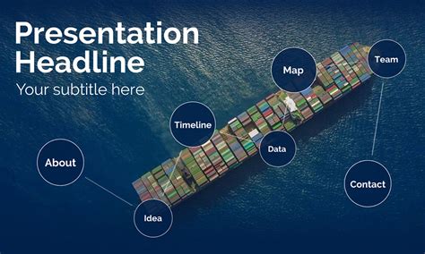 Shipping And Logistics Prezi Template Prezibase