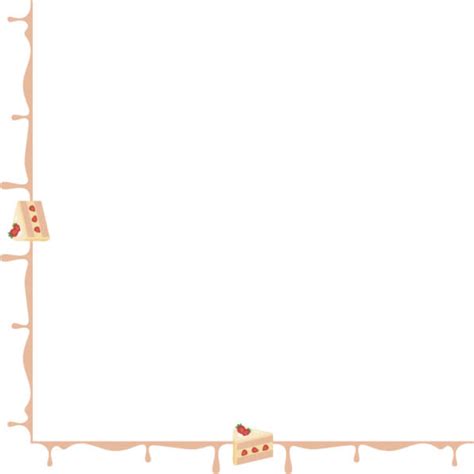 Download Dessert Themed Border Illustration Borders And Corners Online
