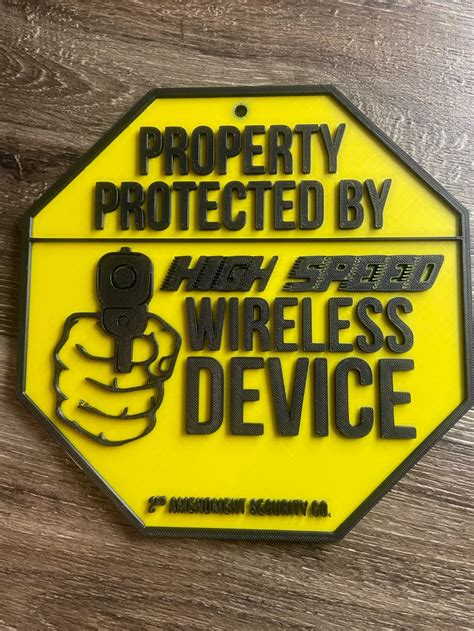 Wireless Device Warning Sign By 3d Odyssey Makerworld Download Free 3d