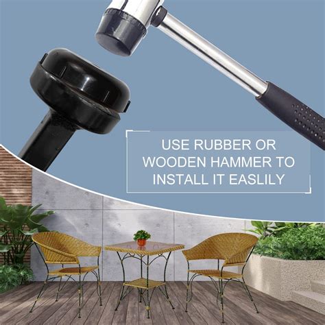 Wrought Iron Patio Furniture Foot Glides At James Marts Blog