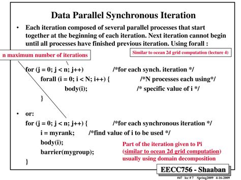 Ppt Basic Techniques Of Parallel Programming And Examples Powerpoint